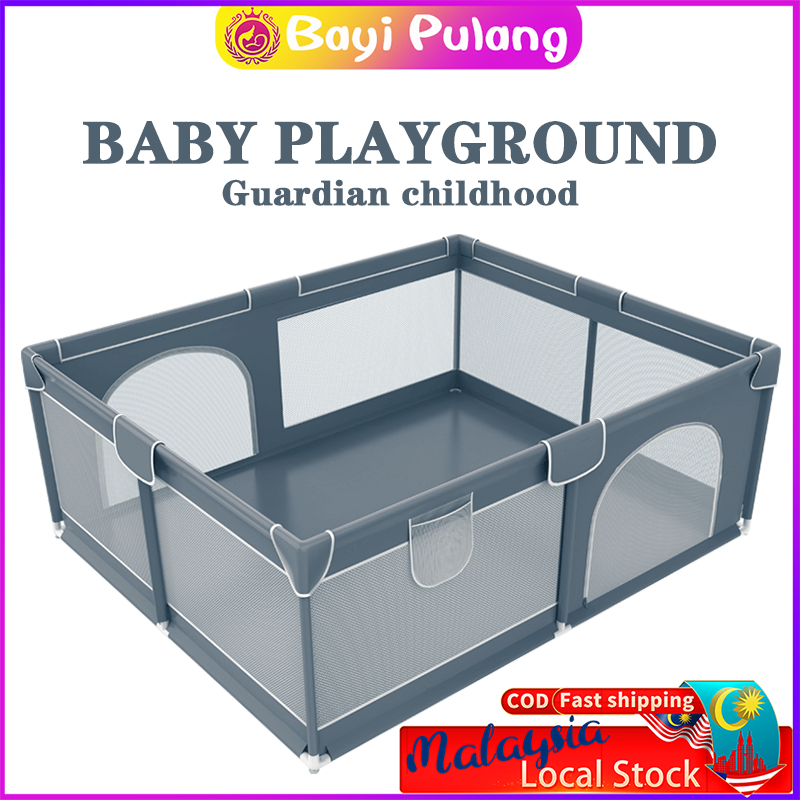 Playpen Baby Kids Play Fence Rectangle Playpen Safety Play Yard Indoor ...