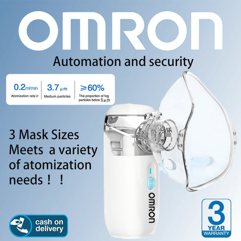 Omron Silent 3.7μm Mini Portable Nebulizer Shipping Free Medical ...