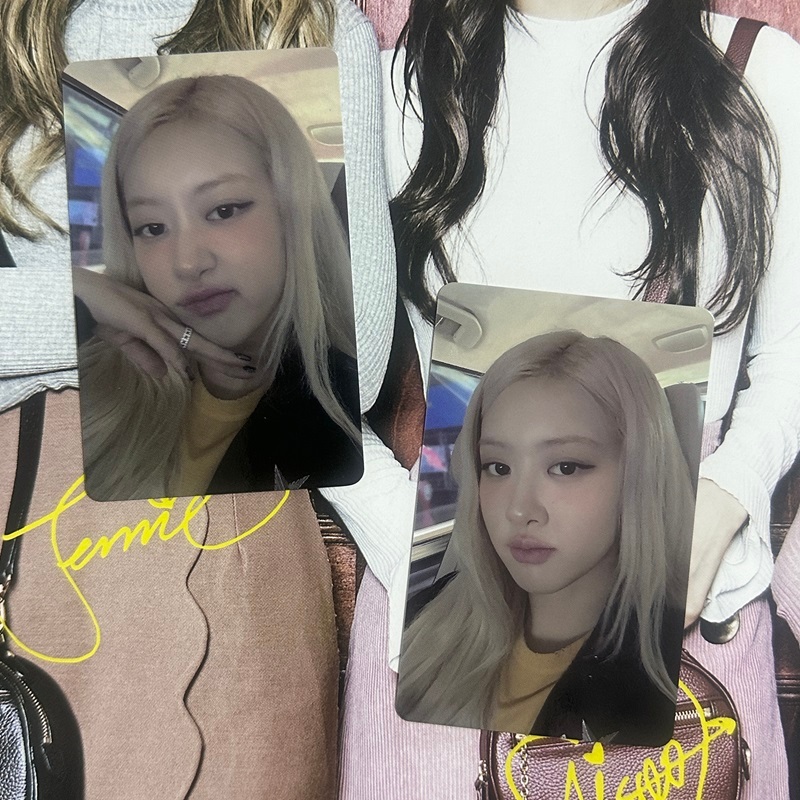 BLACKPINK photocard official,rose album cards,Seoul Pop - up Store Full - Purchase Card | Shopee ...