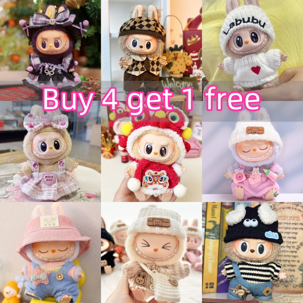 24-hour shipping{only clothes} Labubu doll Clothes V1&V2 labubu clothes ...