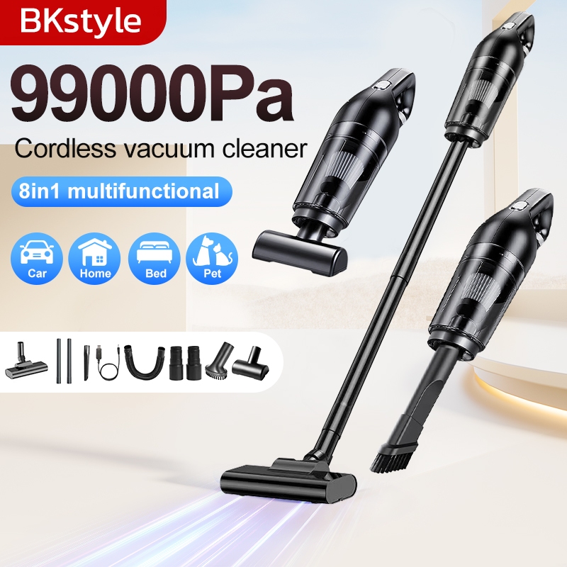 BKstyle 8in1 Cordless Vacuum Cleaner 99000Pa Wireless Vacuum Cleaner ...