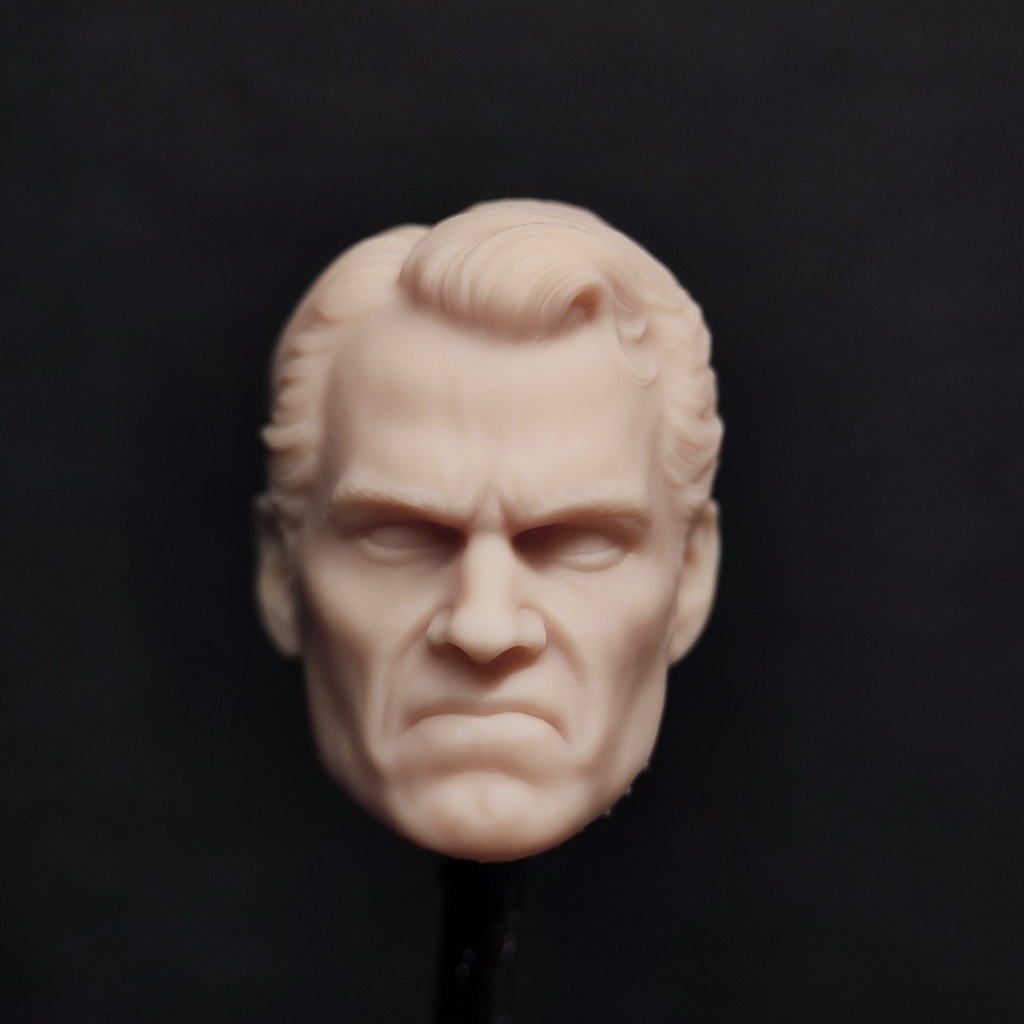Unpainted 1/12 Scale BVS Superman Head Carved Model Fit For 6 inches SHF MEZCO NECA McFarlane ...