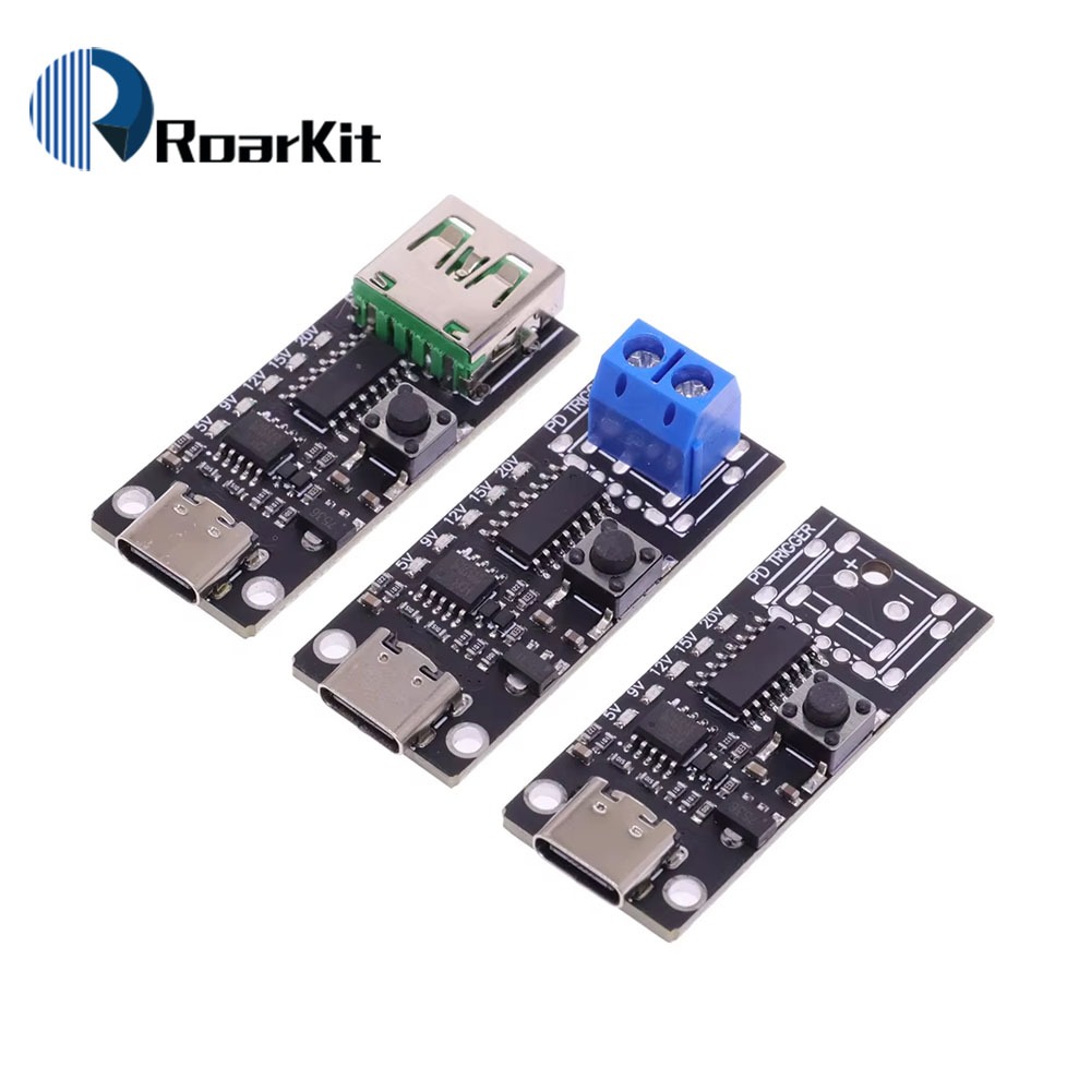 100W 5A Type-C USB QC Decoy Trigger Board 5V 9V 12V 15V 20V Output PD 2.0 3.0 Trigger Adapter ...