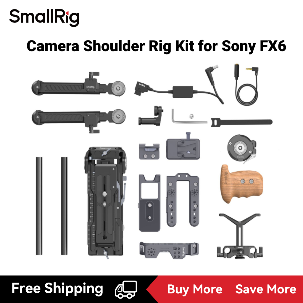 SmallRig Camera Shoulder Rig Kit for Sony FX6 #4125B | Shopee Malaysia