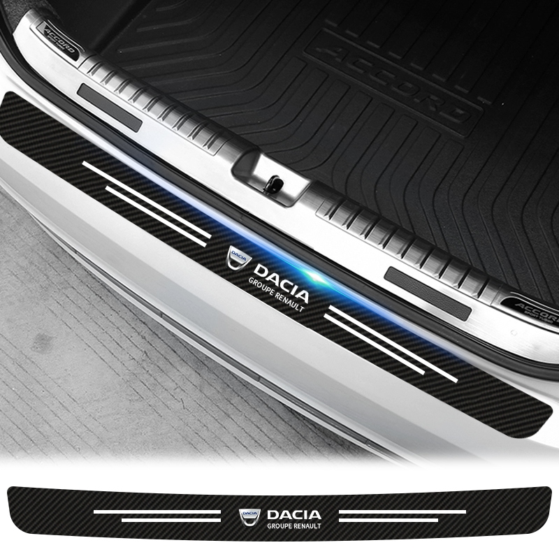 1pcs Car Trunk Protect Stickers Carbon Fiber Car Rear Trim Strip ...