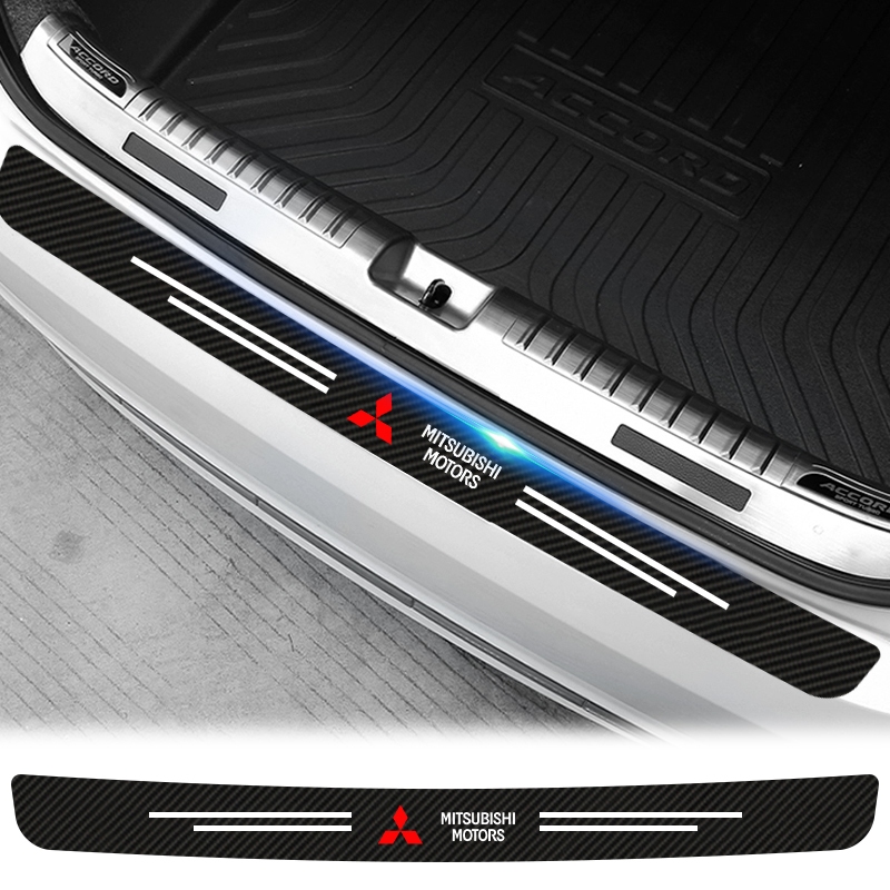 1pcs Carbon Fiber Car Trunk Sticker Car Bumper Trim Stickers for ...