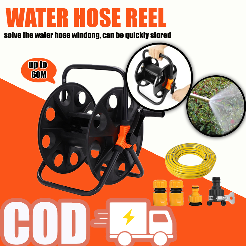 （10M/15M/20M/30M）Water pipe storage car garden hose coil pipe rack ...