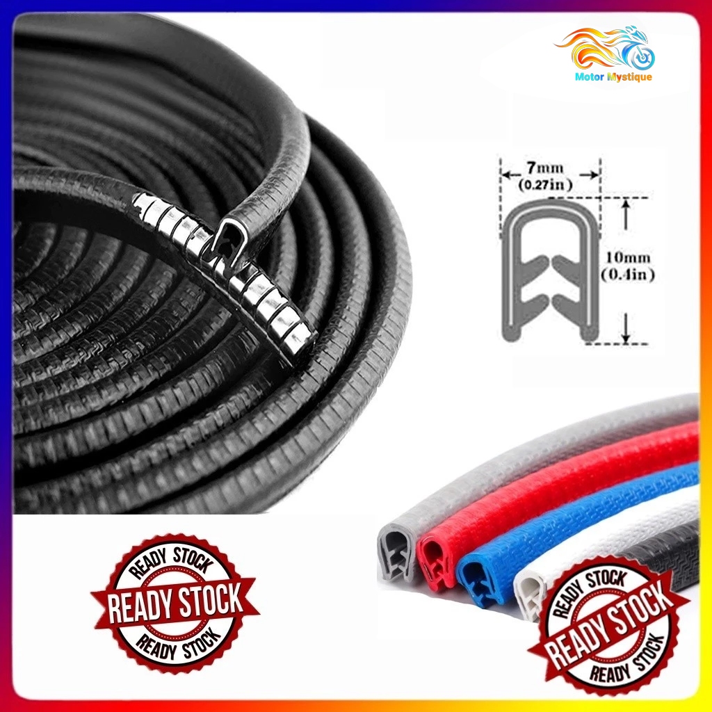 READY STOCK 【1 Meter】U type door seal car sound insulation sealing ...