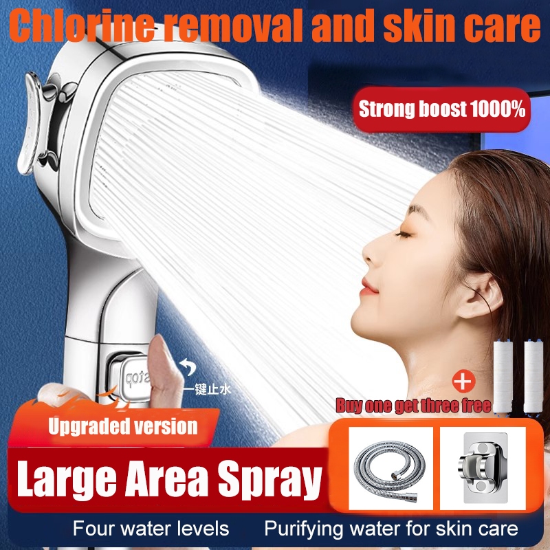 Boost 1000% shower head high pressure Multifunction 5 Modes With Filter ...