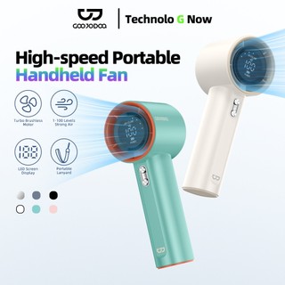 GOOJODOQ Portable Handheld Stepless Speed Adjustment Mini Fan | Shopee ...