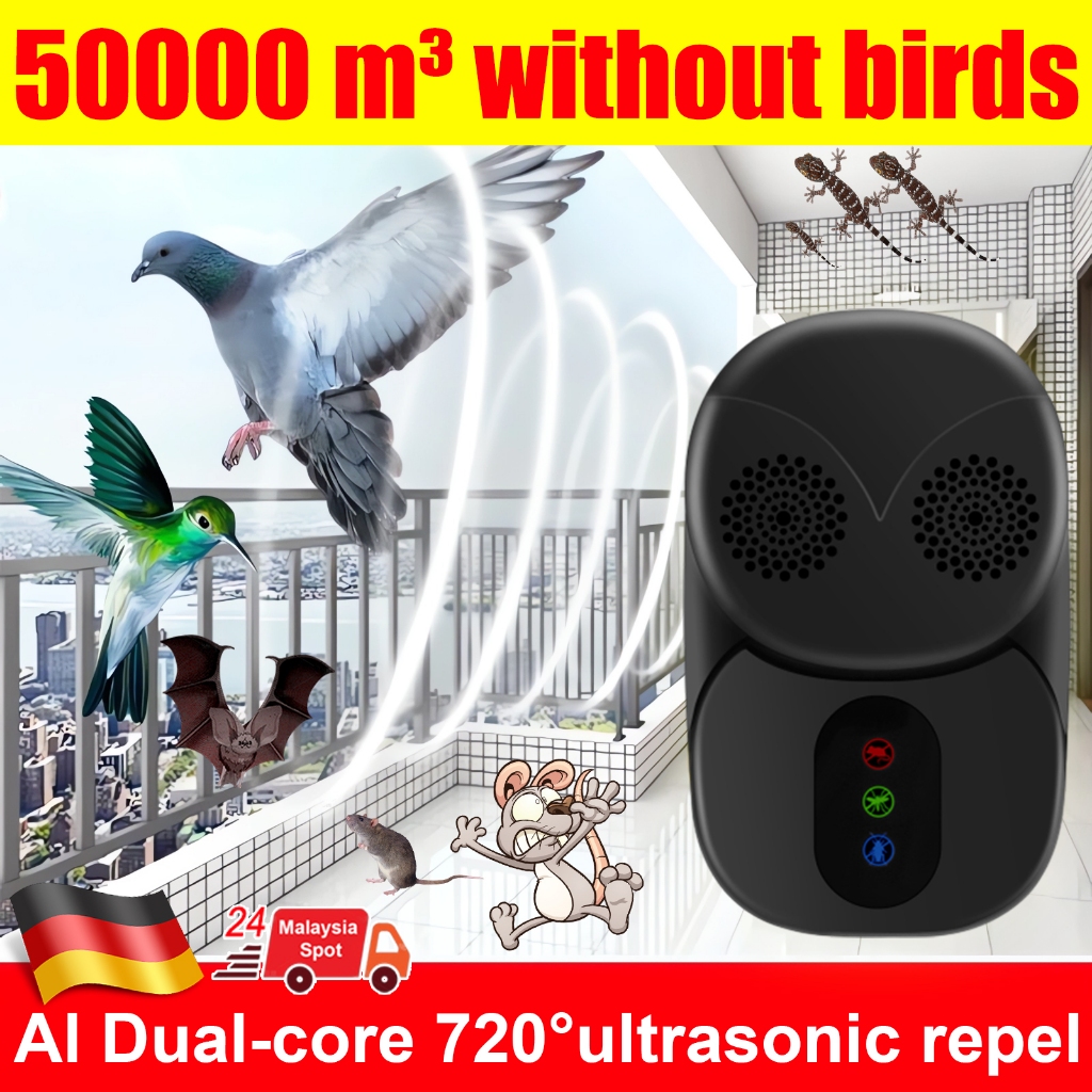 【50000 m³ without birds】pigeon repellent bird repellent outdoor No need ...