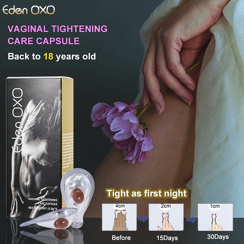 【EDEN OXO】Vaginal Tightening Care Capsule 紧致滋润 5 Capsules/Box Self-cleaning No odour of ...