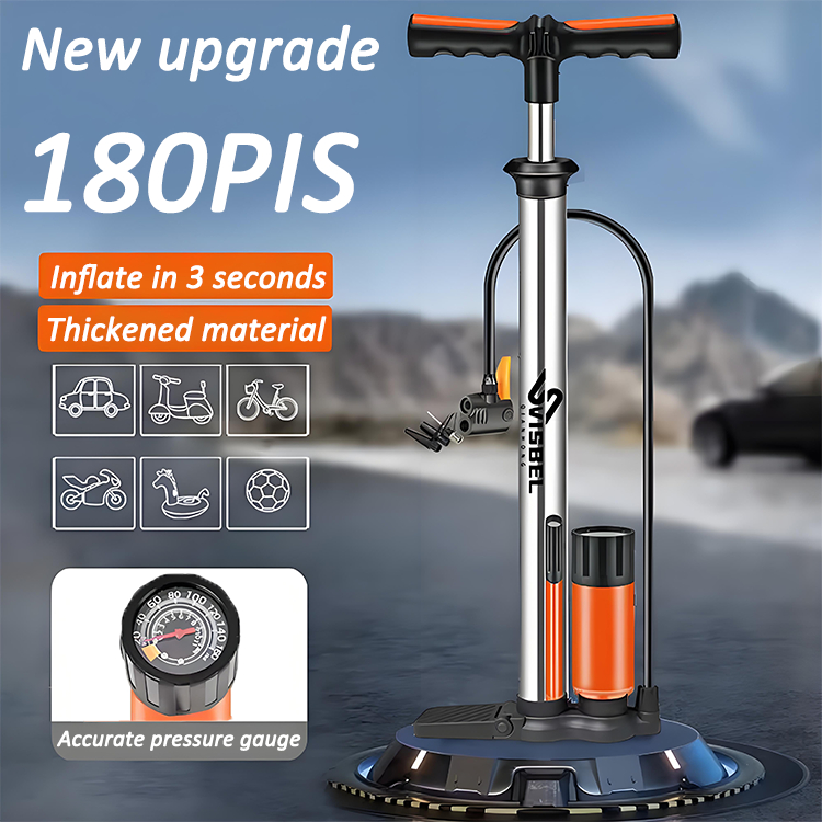 High-quality portable air pump Equipped with precise pressure gauges ...