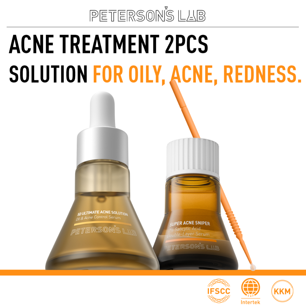 Peterson's Lab ultimate acne solution pack 2pcs-acne oily redness Pek ...