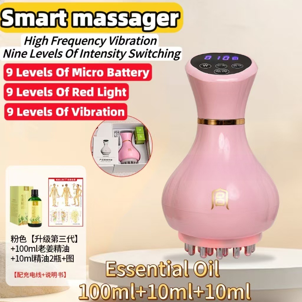 經絡按摩器 New intelligent electric meridian brush massager for abdominal ...