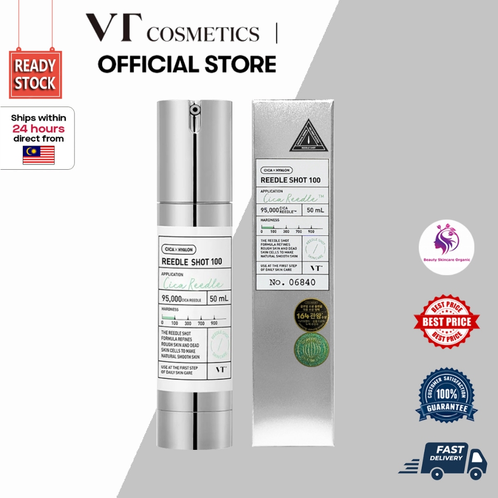 VT COSMETICS VT REEDLE SHOT 100 / 300 CICA Essence Skin Starter Skin Absorption Improvment 2 ...