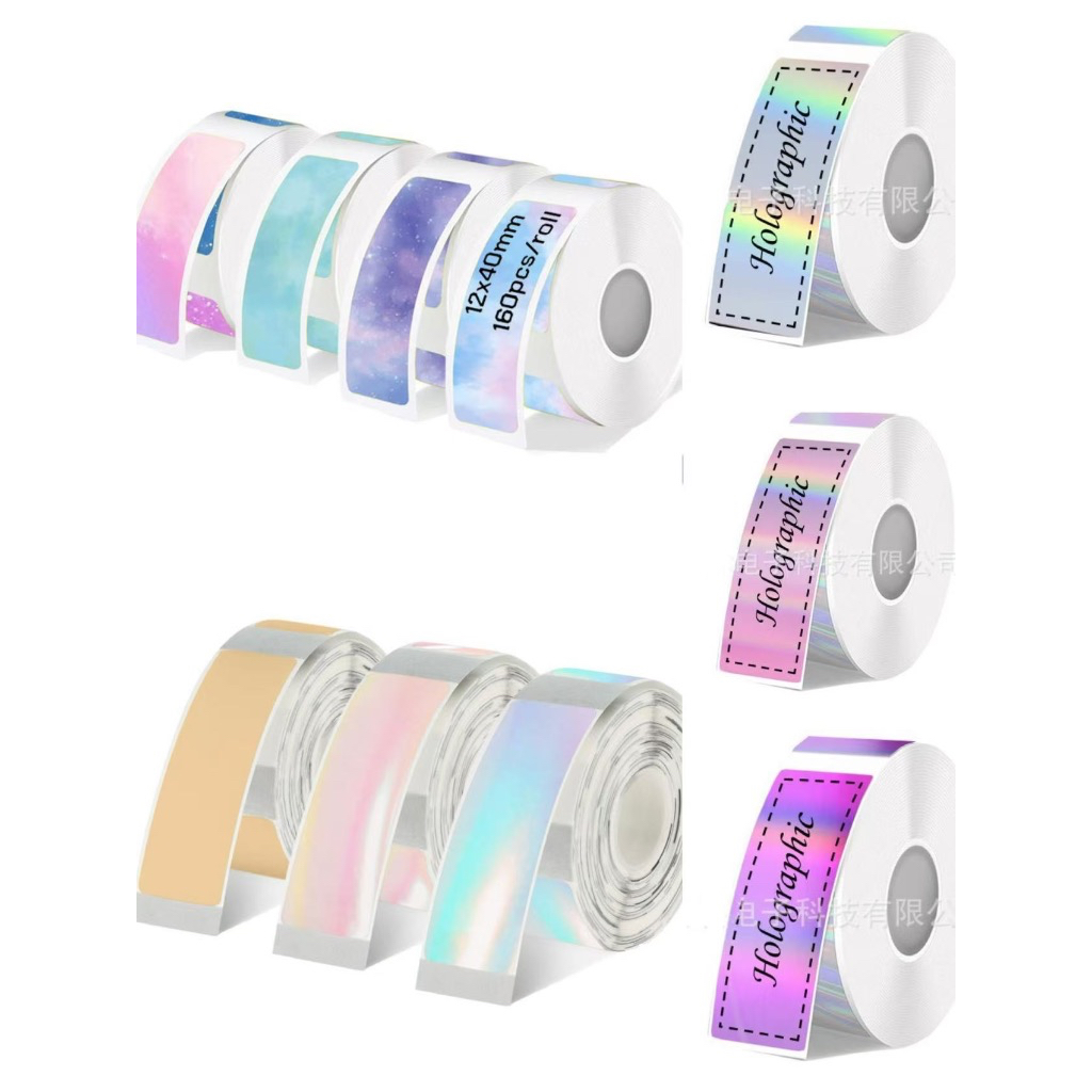 Marklife P15/P12/P50 Phomemo D30 White and color Gap Label for12mm to ...