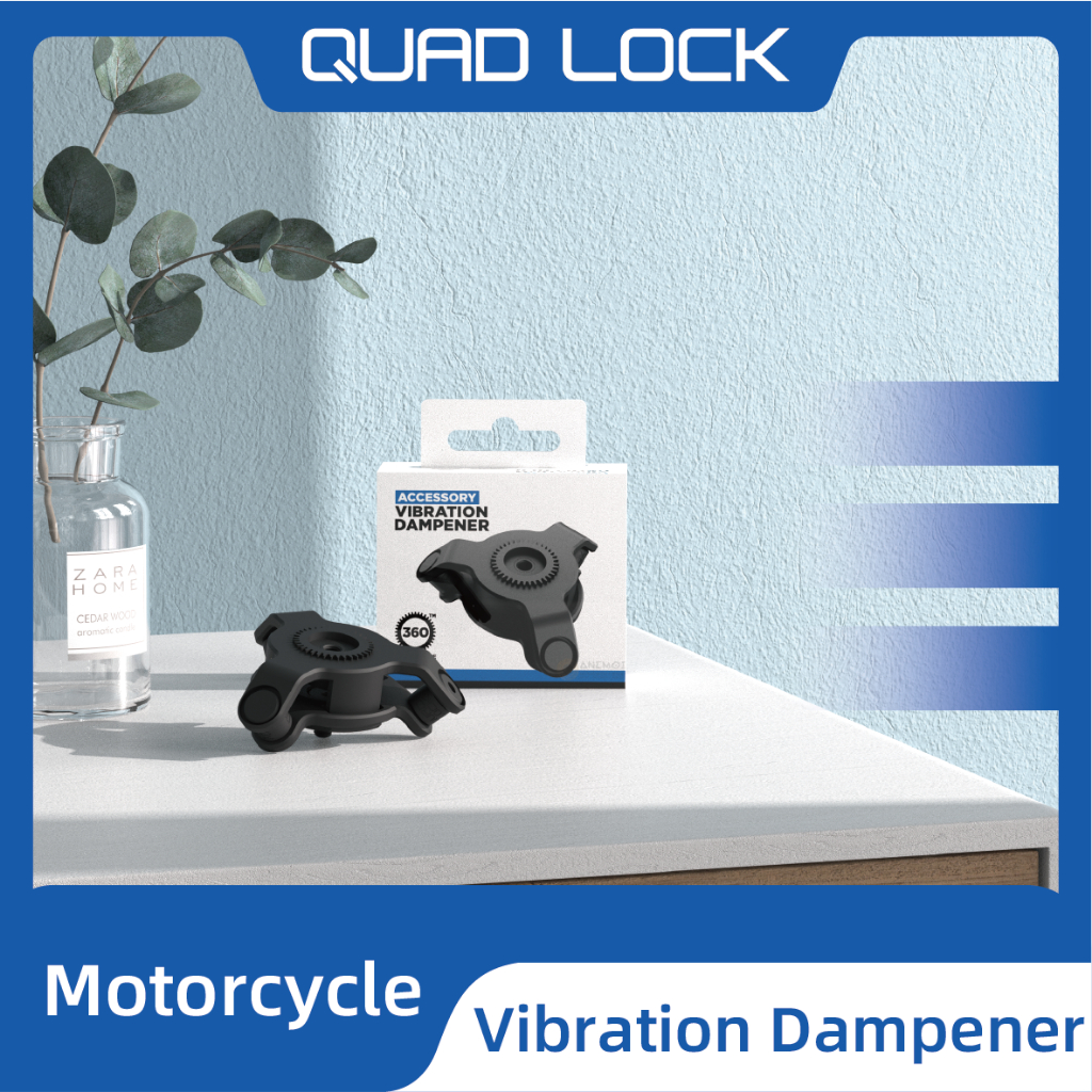Original Quad lock Motorcycle -Vibration Dampener Universal Adaptor MAG ...