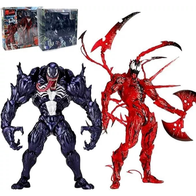 7 inch Spider-Man Series Venom & Carnage PVC Action Figure Model Toy ...