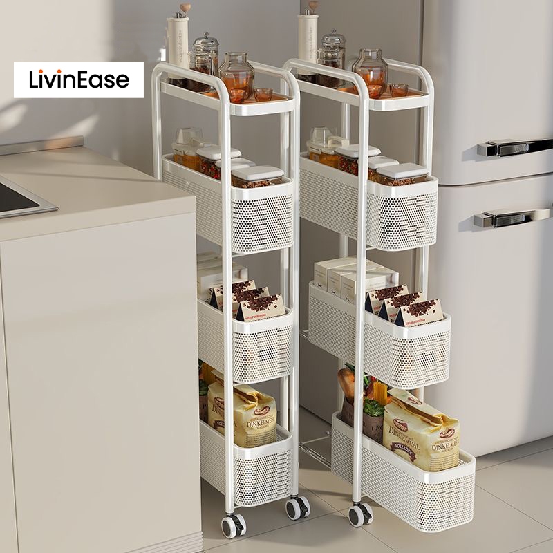 Livinease Multi-Purpose Rack Cosmetic Rack Snack Storage Rack Kitchen ...
