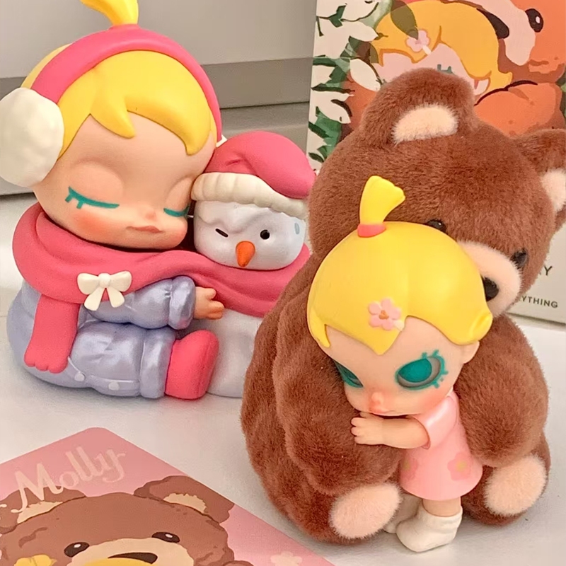 Genuine POP MART Baby Molly Hug Exploration Plan Series Action Figure ...