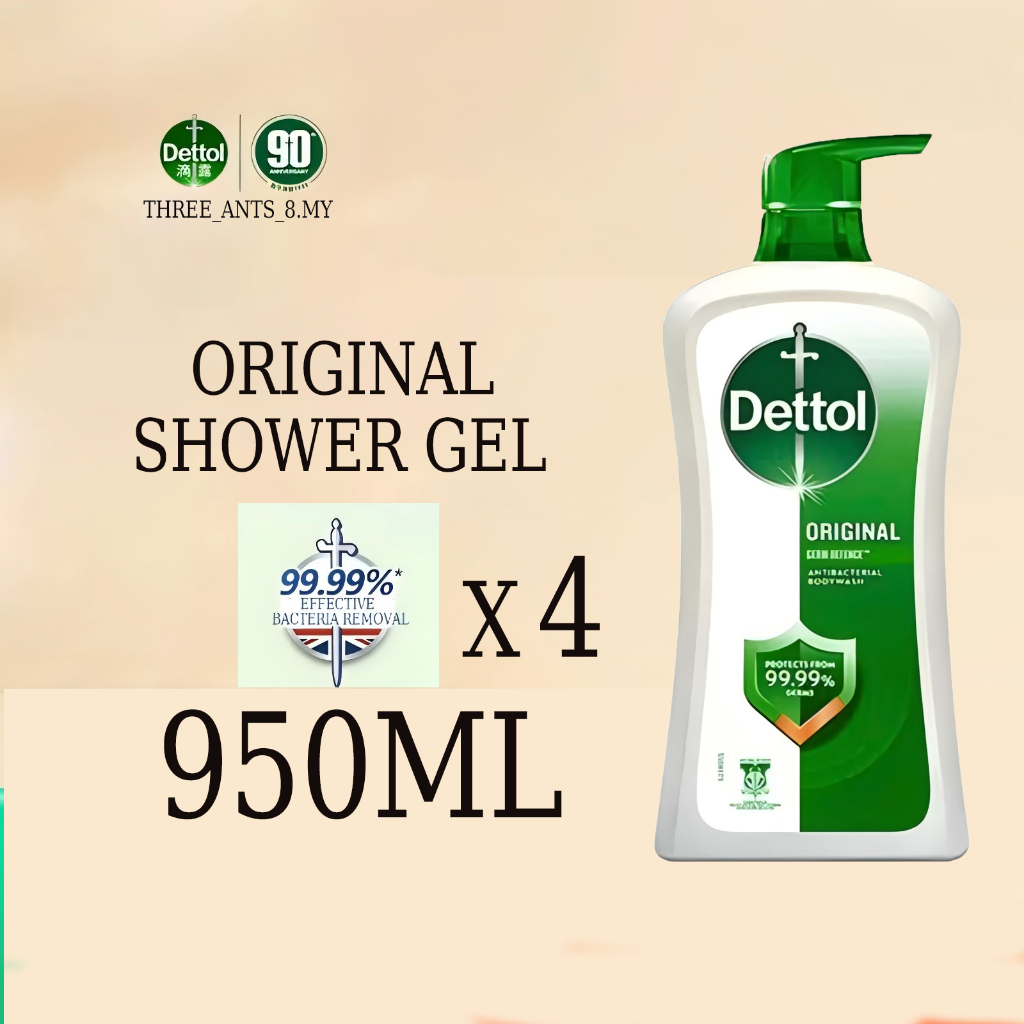 Dettol Antibacterial Body Wash Original/ Shower Gel 950ml x2 | Shopee Malaysia