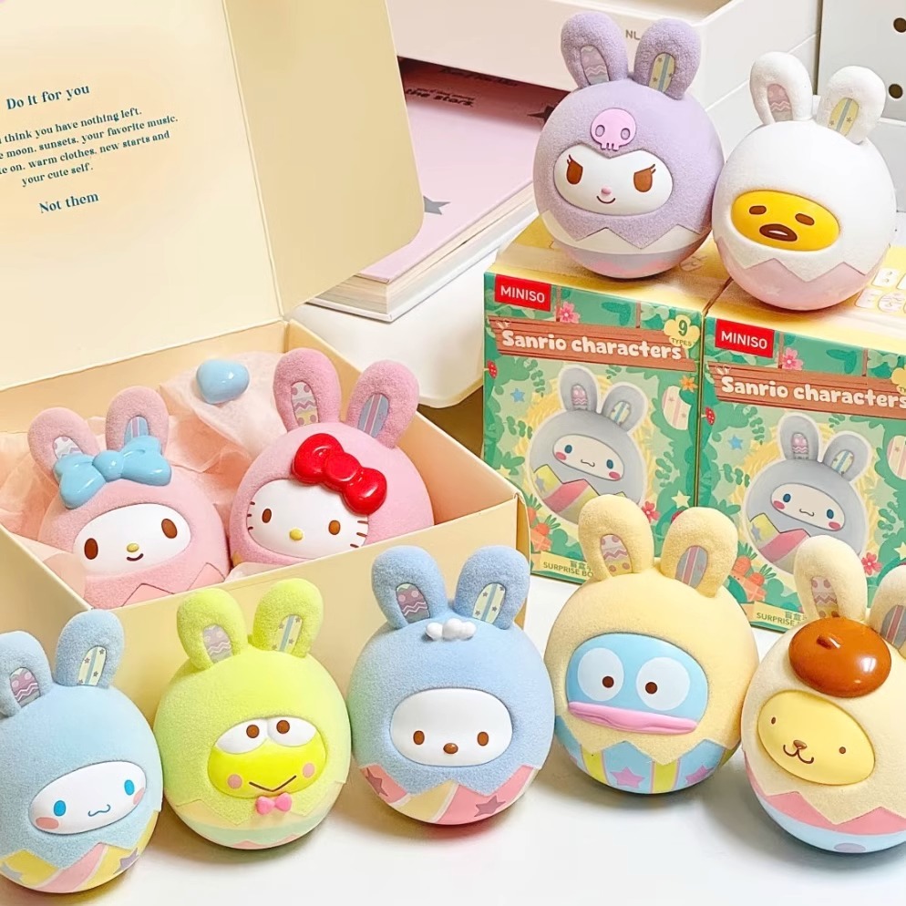 Sanrio kinder surprise rabbit fun egg bunny figurel blind box candy ...
