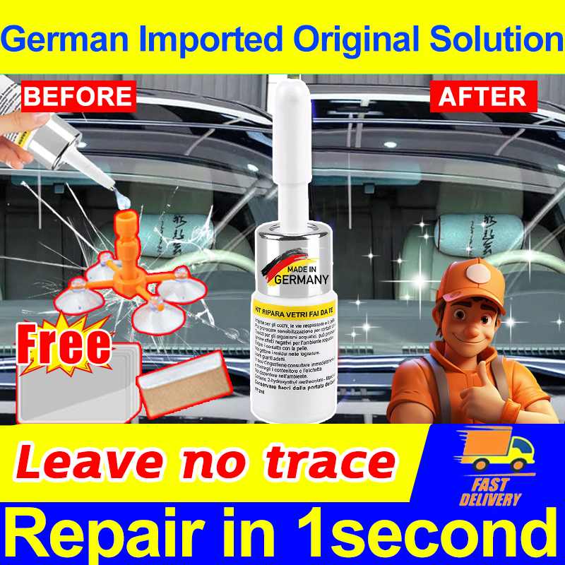 100% Successful Restored glass Windshield repair kit gam cermin kereta ...
