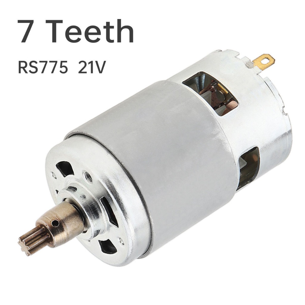 7 Teeth RS775 DC Motor 21V 15000RPM High Speed Large Torque Micro Motor ...