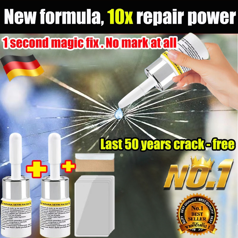 New formula, 10x repair power Windshield Repair Kit two bottles Gam ...
