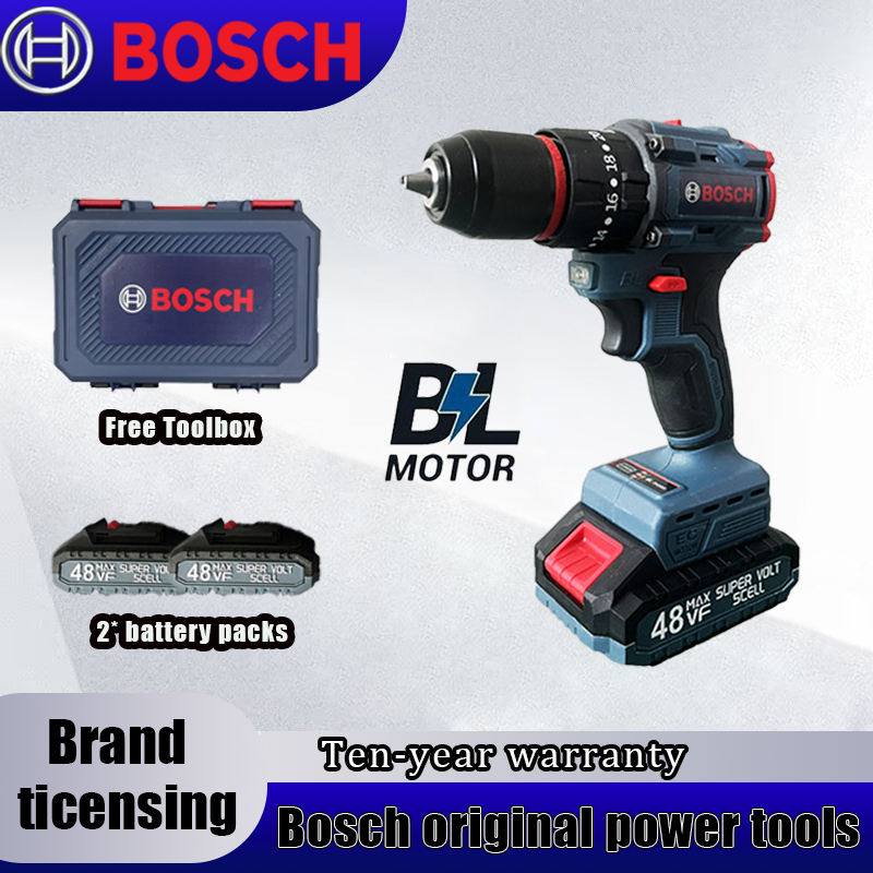 Bosch electric drill cordless electric drill hammer drill battery ...