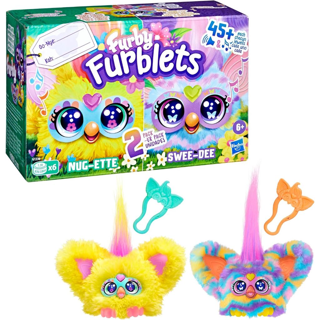 Furby Furblets 2 Pack of Spring Mini Friends Nug-Ette & Swee-Dee ...