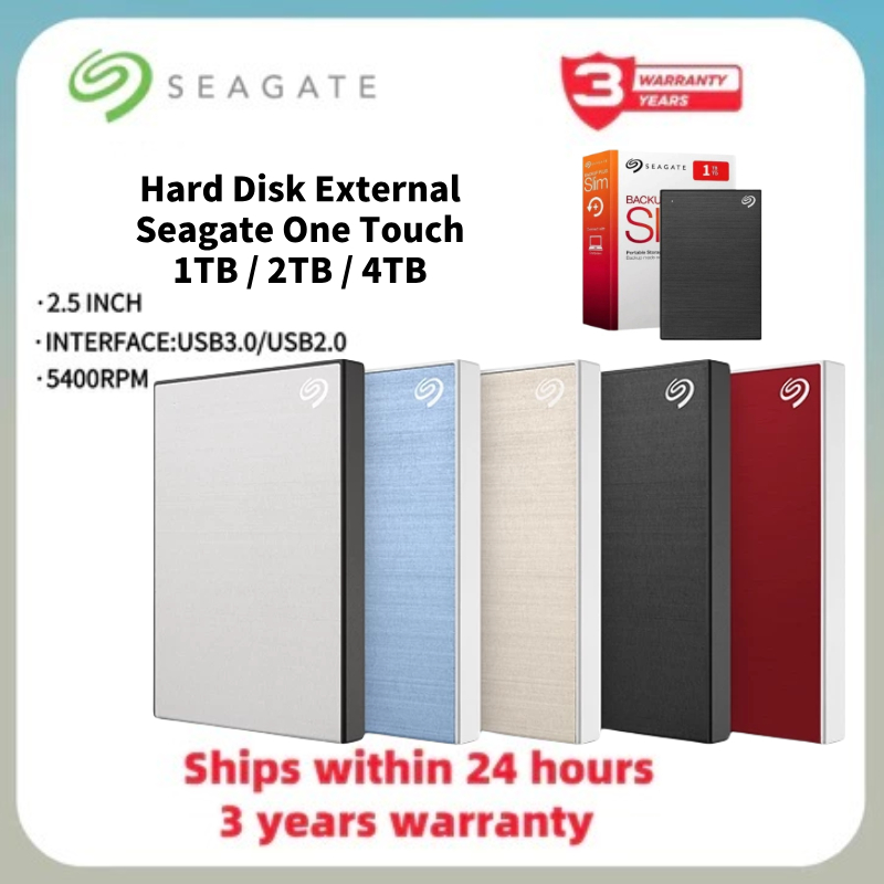 Seagate Hard drive One Touch External Hard Disk 2.5'' HDD Hard Drive ...