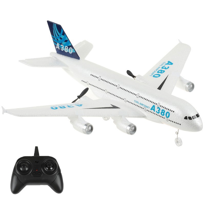 A380 Airbus RC Airplane 2.4GHz Remote Control Glider EPP Foam Plane RC ...