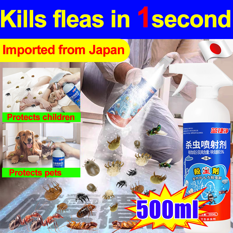 Kill all flea in 1second Tick and flea spray 500ml Completely Kills ...