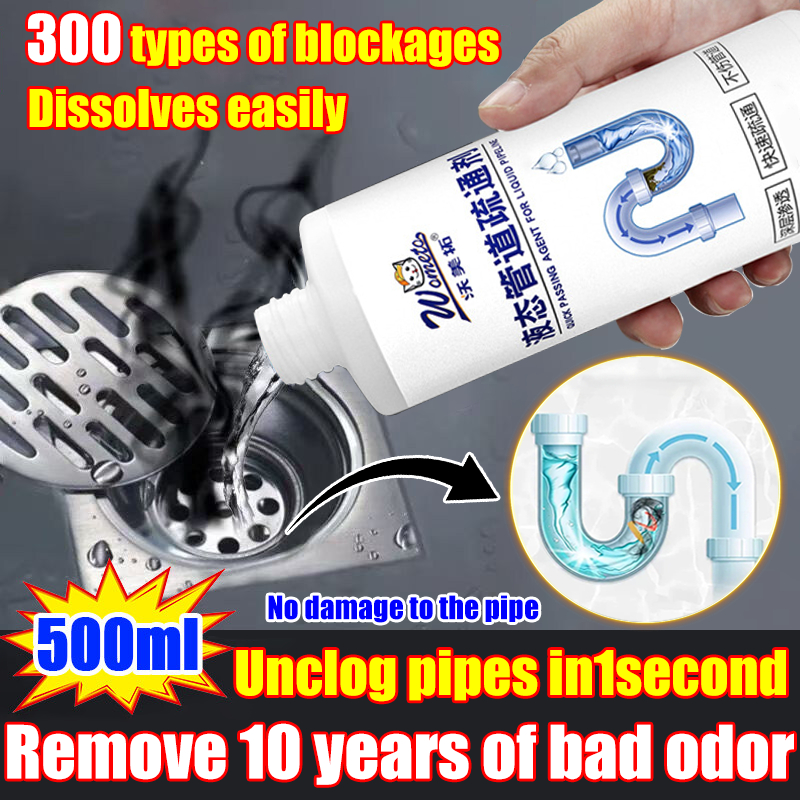 Unclog pipes in1second drain clog remover 300 types of blockages ...