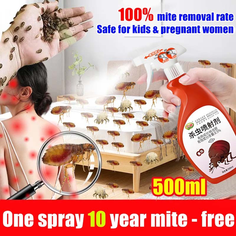 【100% kill】bed bug spray killer bed bug killer dust mite spray anti bed ...