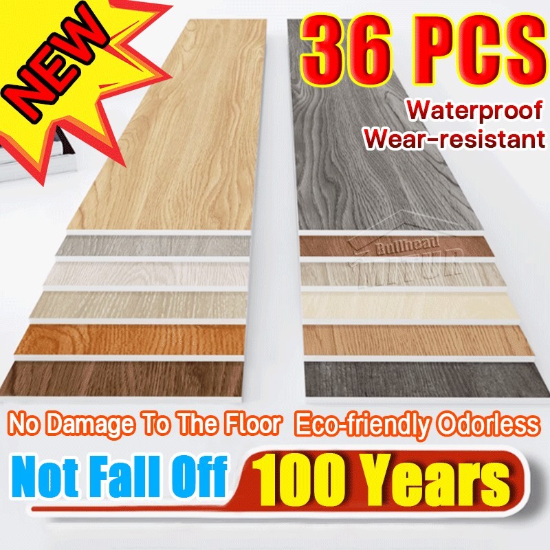 [NEW]36pcs good vinyl flooring Stickers Waterproof Anti-slip wear ...