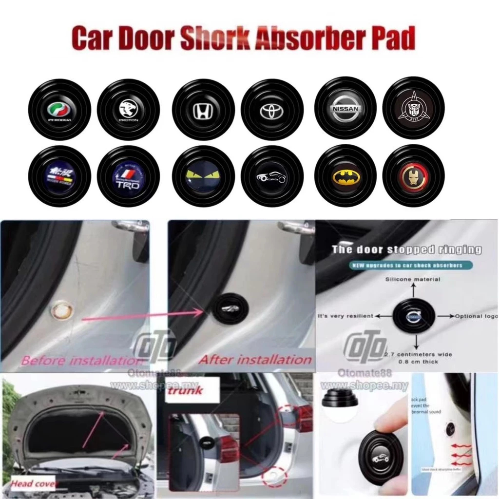 4PCS/10PCSCar Door Shock Absorber, Universal Car Door Protection ...