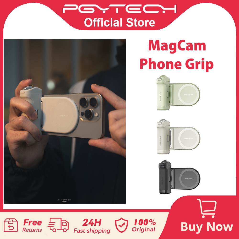 PGYTECH MagCam Phone Grip --- 3-in-1 Mobile Phone Grip with MagSafe ...