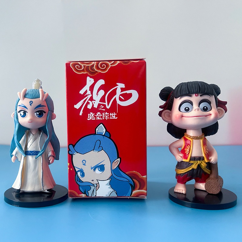 Magic Boy Descends Blind Box Nezha Blind Box Handmade Decoration Anime ...