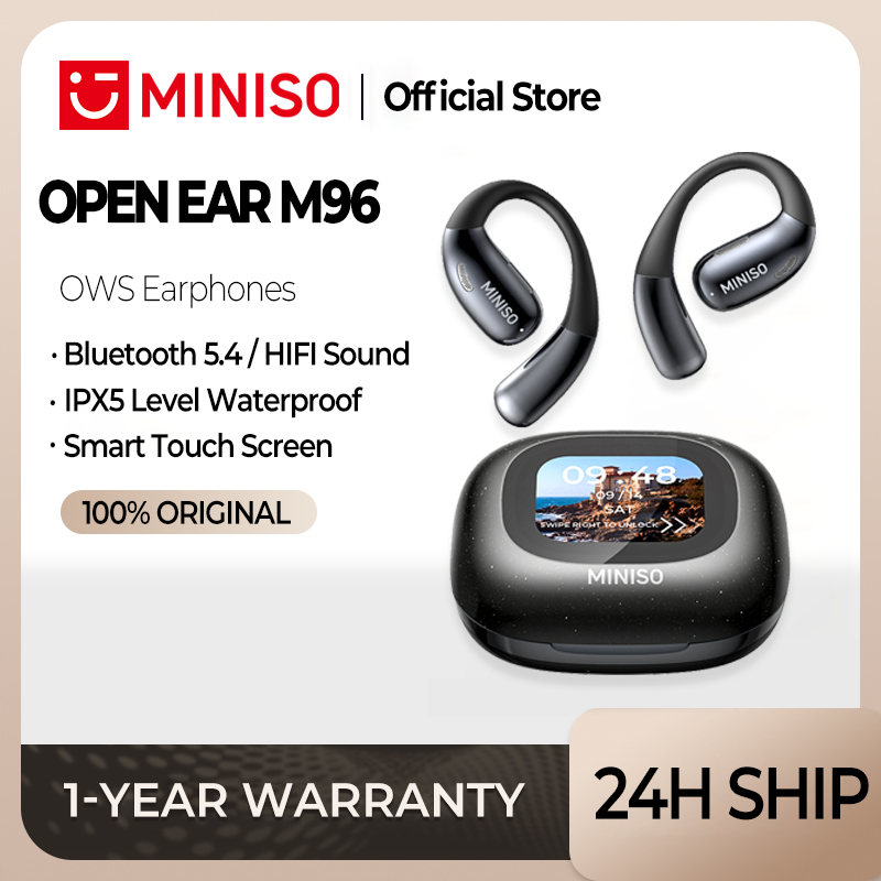 MINISO M96 Multi-functional Touch Screen Smart Headphones Open Ear ...