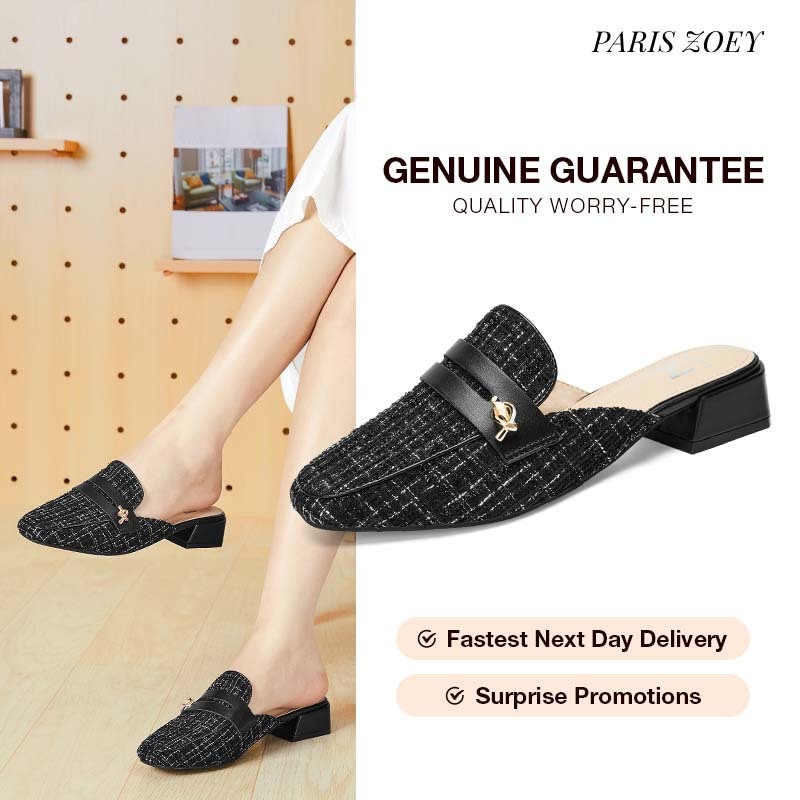 （Ramadan Express Delivery Normal） Paris zoey Mules women shoes Lazy ...