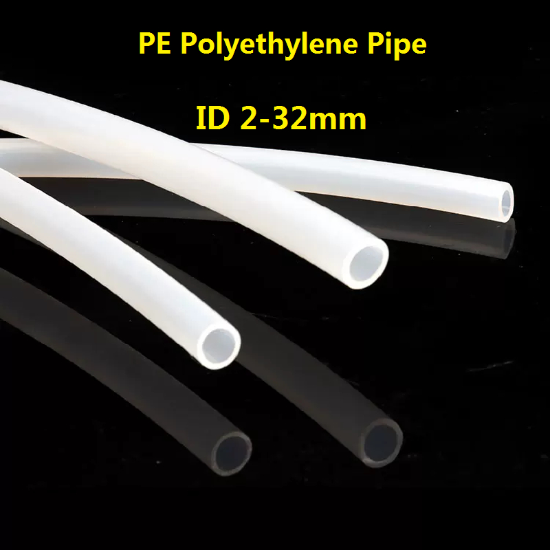 PE Pipe White Semi Transparent Polyethylene Pipe Acid Alkali Resistant ...