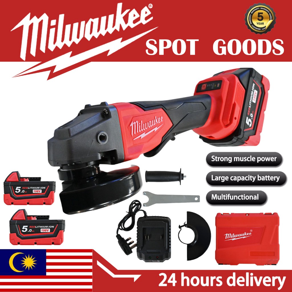 Milwaukee Variable Speed Braking Angle Grinder With Paddle Switch ...