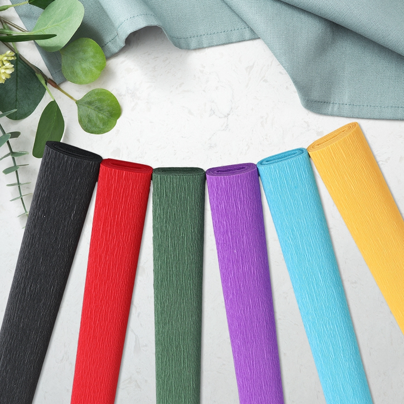 250*50cm \Crepe Paper Rolls Wide Crepe Paper Sheets For DIY Gift ...