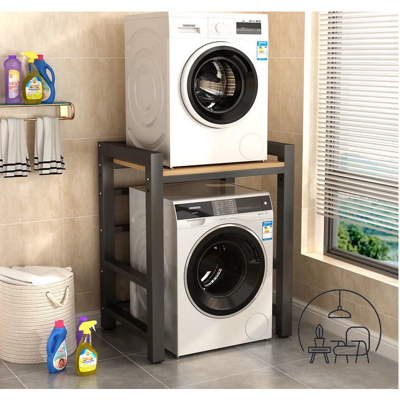 【In stock】Drum Washing Machine Rack Floor Bracket Double-Layer Stacking ...