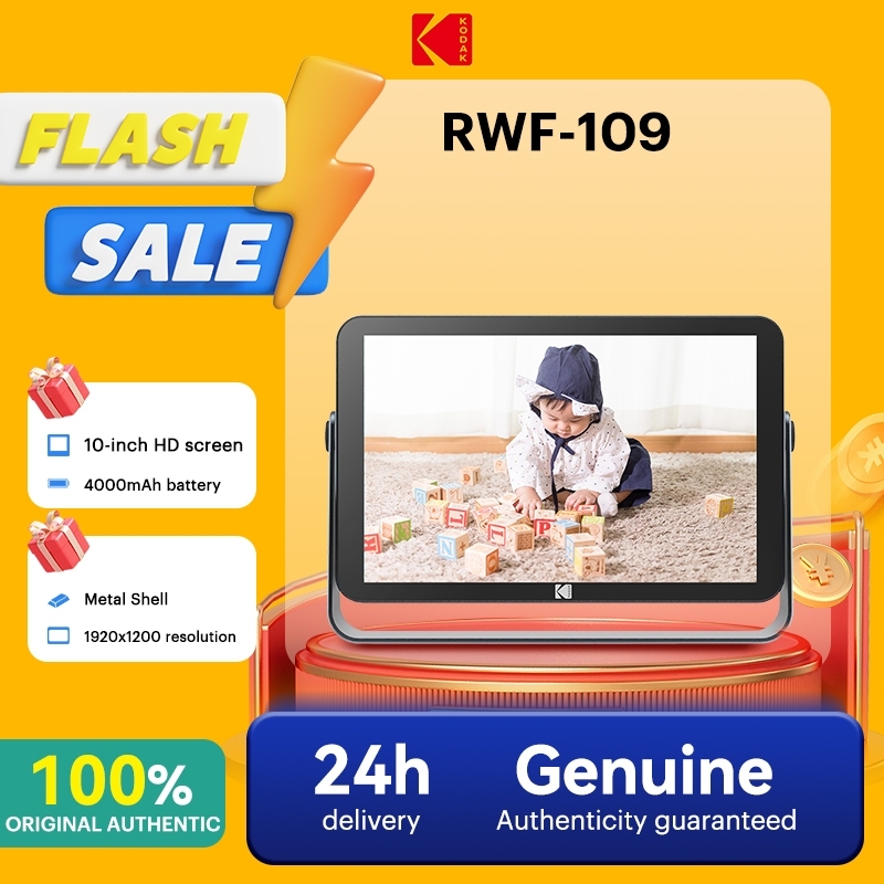 KODAK RWF-109 WiFi Digital Photo Frame 10.1-inch FHD Touch Screen ...