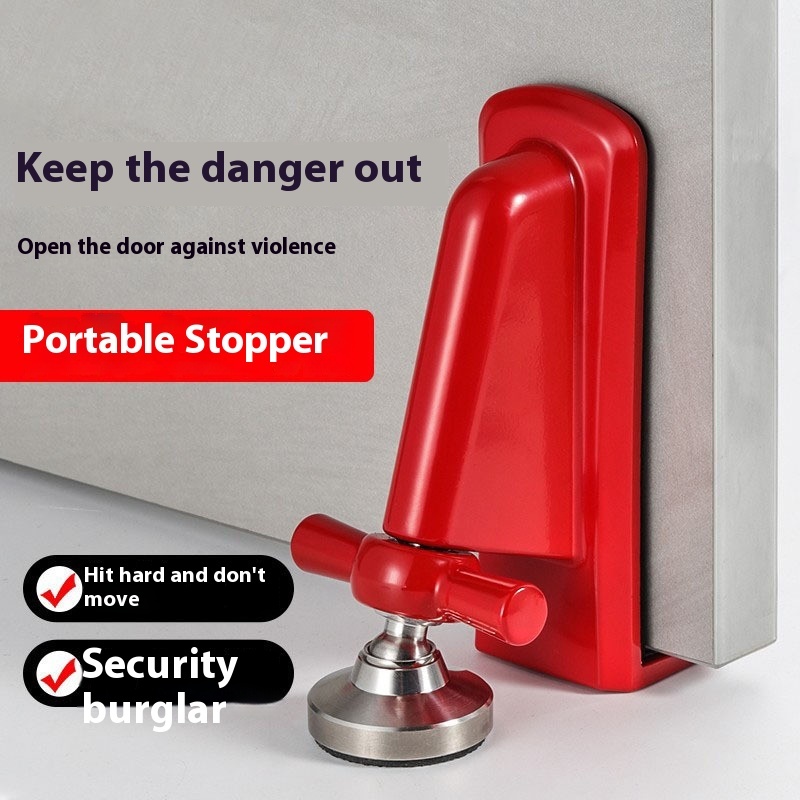 Door Blocker Door Stop Anti-theft Anti-prying Top Door Door Blocker ...
