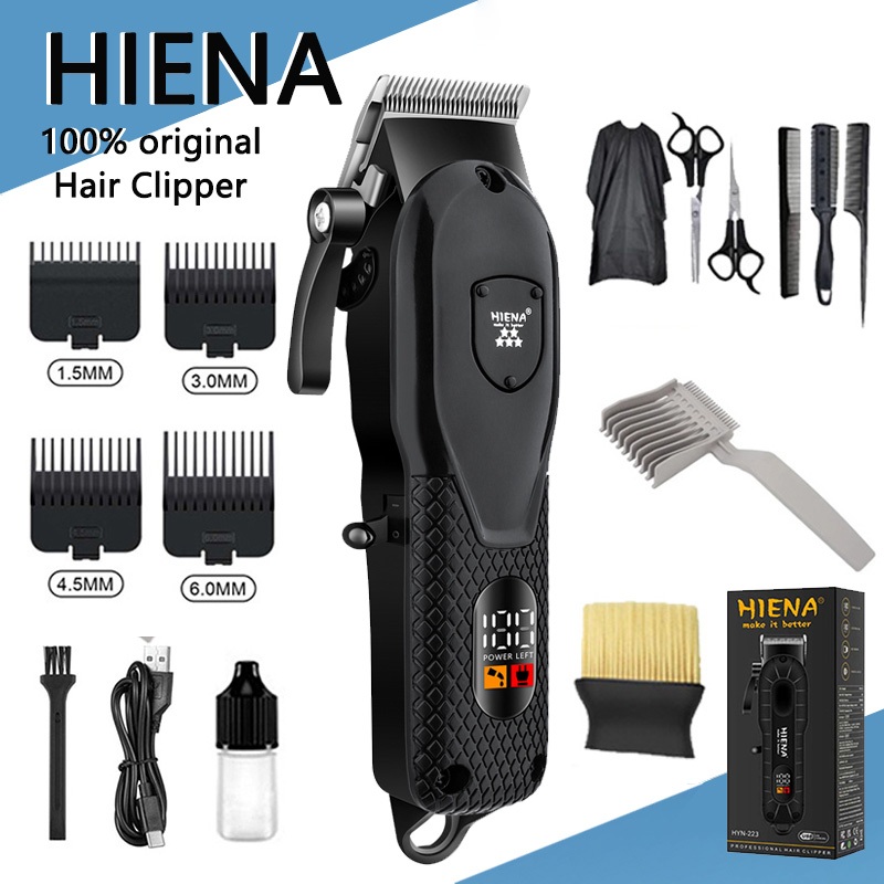 HIENA Hair Clipper Rechargeable HairTrimmer Men Beard Trimmer Cutting ...